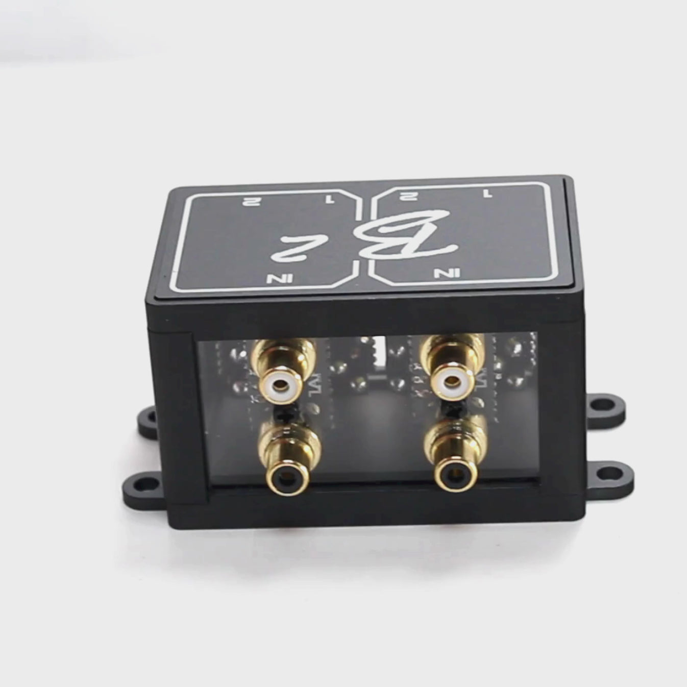 B2 Audio 2-to-4 RCA Splitter Block – 4x8 Inputs & Outputs for Audio ...