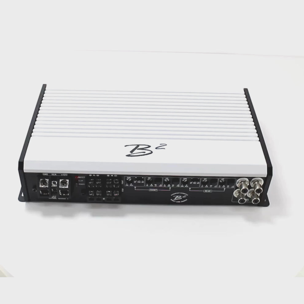 B2 Audio USA RAGE 1200W 4-Channel 2-Ohm Full Range Amplifier